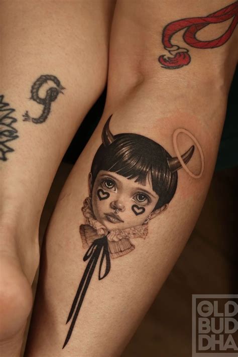 20 Goth Leg Tattoo Inspiration