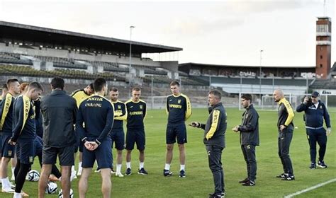 Украина пристигна во Прага и го одржа првиот тренинг