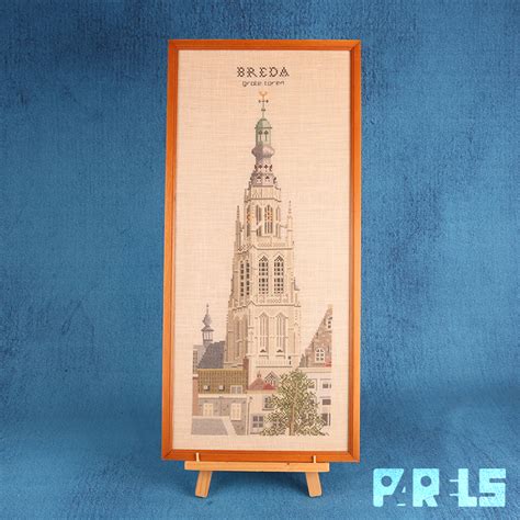 Grote Kerk Breda Vintage Borduurwerk In Lijst Parels Breda
