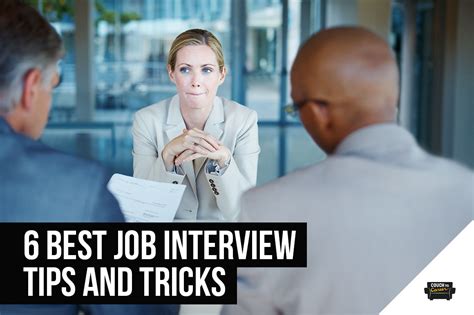 6 Best Job Interview Tips And Tricks To Help You Get Hired Faster In