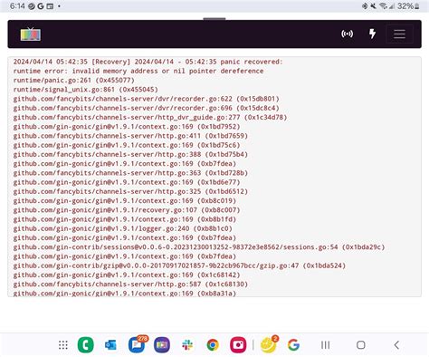 server all of the sudden lost all sources panic in logs dvr beta