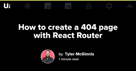 How To Create A 404 Page With React Router