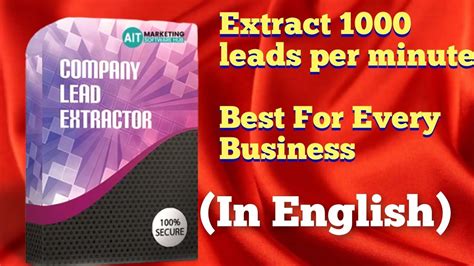 Rs Lead Extractor Only 1 Min 1000 Lead Collect Rs Lead Extractor