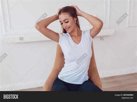 Woman Big Breast White Image And Photo Free Trial Bigstock