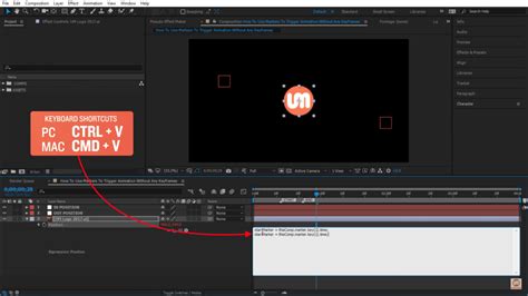 after effects tip how to use markers to trigger animation without