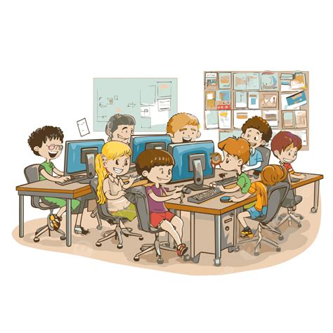 Technology In The Classroom Clipart