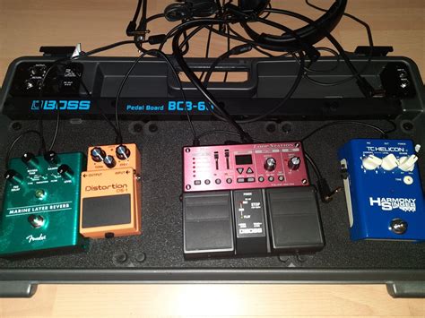 Setup Verkabelung RC Loop Station Mit Mehreren Effekten Musiker Board