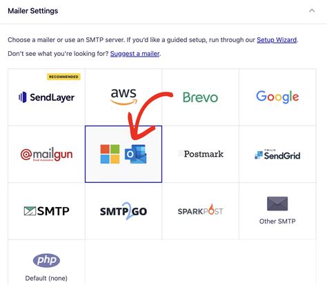 Setting Up The Outlook Mailer Easy Wp Smtp