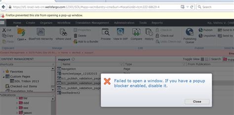 Selenium Firefox Pop Up Blocker Leads To Fail The Test Case