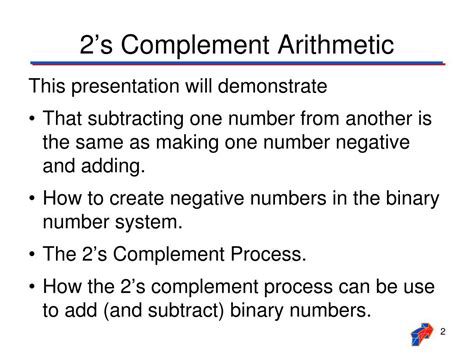 Ppt 2s Complement Arithmetic Powerpoint Presentation Free Download