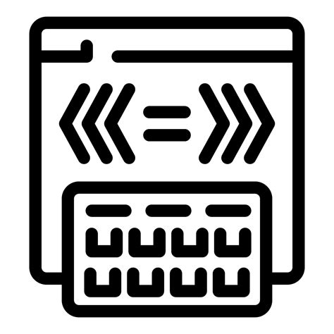 Web Developer Writing Code Using Keyboard And Computer 47438494 Vector