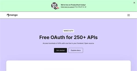 Nango Auth Free Oauth For 250 Apis Integrate Quickly