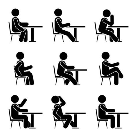 2 400 Stick Figure Sitting Stock Illustrations Royalty Free Vector