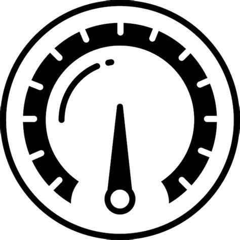 Premium Vector Car Speedometer Glyph And Line Vector Illustration