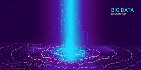 Abstract 3d Big Data Visualization Stock Illustration Download Image