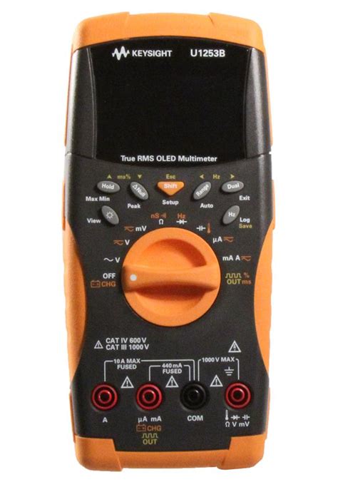 U1253b Keysight Technologies Data Logging Handheld Digital Multimeter U1250 Series 50000 Count