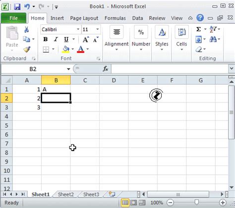 Abc MICROSOFT EXCEL 2010 Data Entry New Line In Cell ALT ENTER