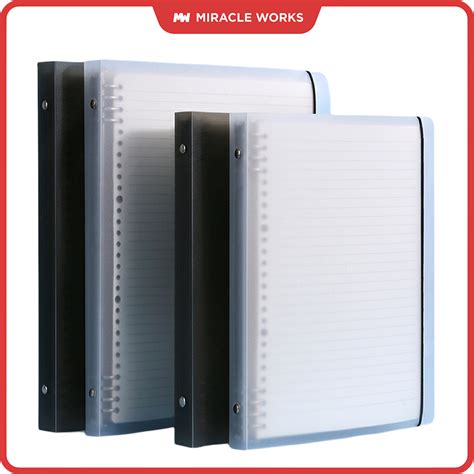 A5 B5 A4 Binder Notebook 60 Sheets Refillable Loose Leaf 80 Grams Refill Paper Shopee Philippines