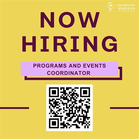 🌟 Were Hiring 🌟 We Are Seeking A Programs And Events Coordinator To Join The Team To Coordinate