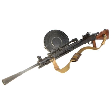 Deactivated Wwii Russian Dpm Machine Gun