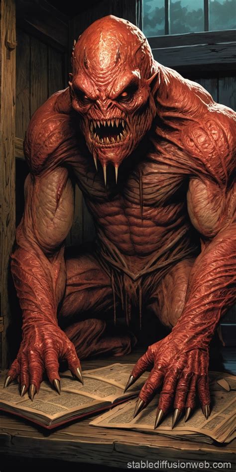 Flesh Monster In Vessel Cabin Stable Diffusion Online