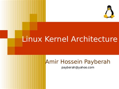 pdf linux kernel architecture