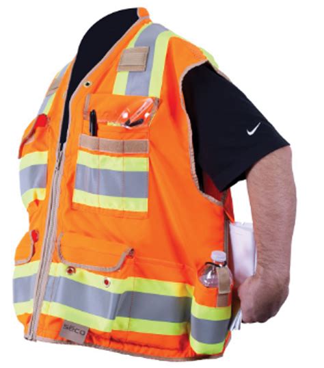Seco Safety Vest 8265 Class 2 Surveyor Vest