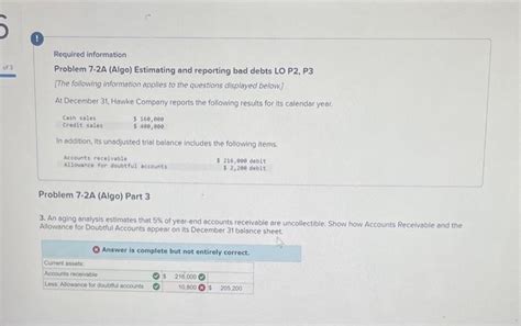 Solved Required Information Problem A Algo Estimating Chegg Com