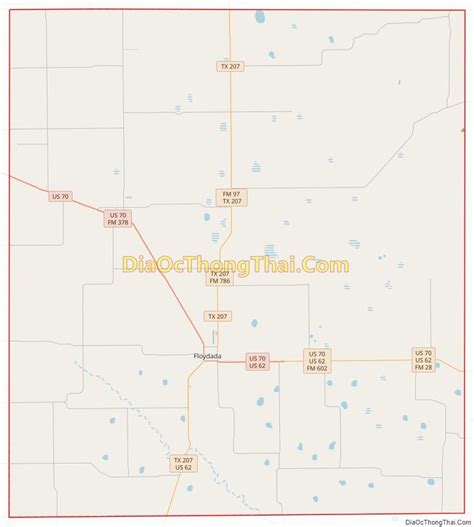 Map Of Floyd County Texas Thong Thai Real