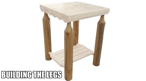 RUSTIC LOG TABLE DIY Builds