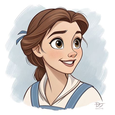 Draw A Portrait In Semi Realism Disney Cartoon Style By Codelabient Fiverr