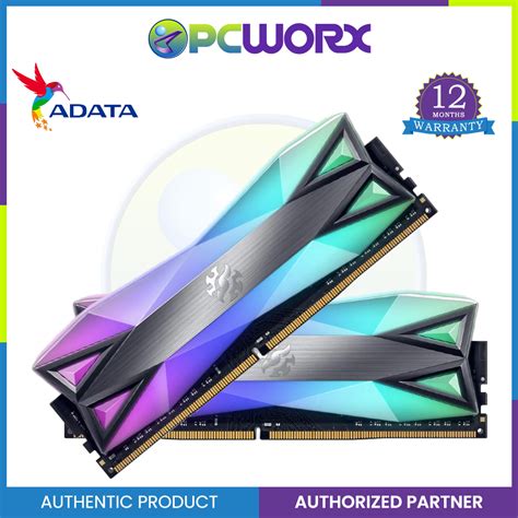 Adata XPG D60G 32GB 2x16GB 3200MHz RGB DDR4 Desktop Memory Kit Shopee Philippines