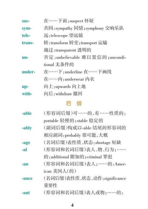 张图拓展记忆高中英语所有词缀和词根全弄懂单词更好背