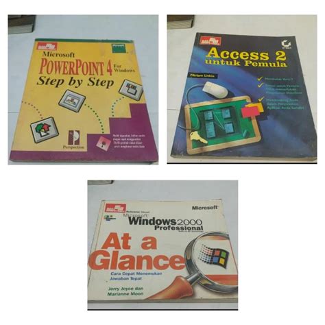 Jual Harga 1an Access 2 Untuk Pemula Microsoft 4 For Windows Step By Step Dan Microsoft Windows