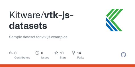 Github Kitwarevtk Js Datasets Sample Dataset For Vtkjs Examples