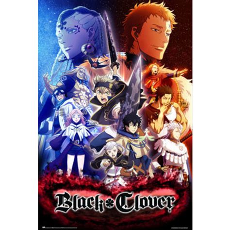 Poster Black Clover Characters 90x60cm Storm Distribution