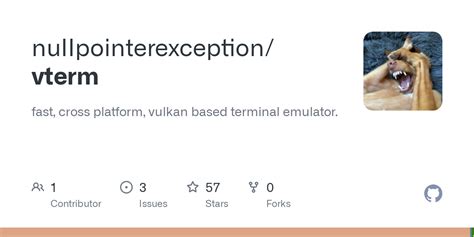 Github Nuiipointerexceptionvterm Fast Cross Platform Vulkan Based