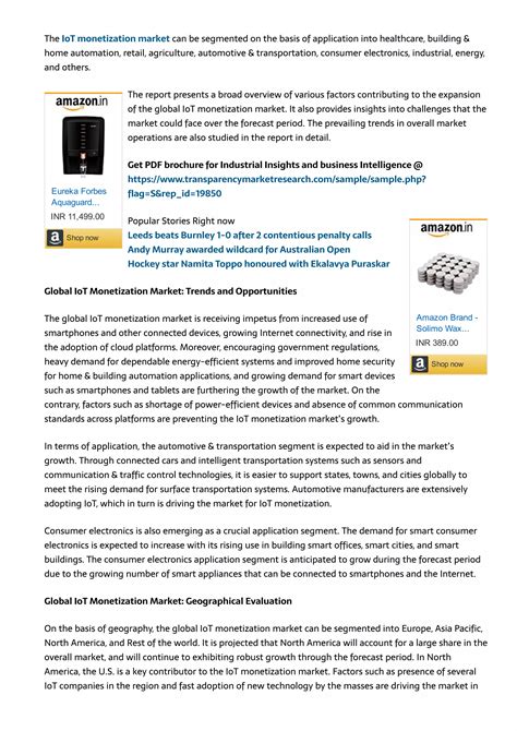 Iot Monetization Market Pdf
