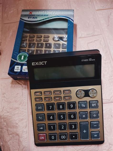 Exact Et 825 Calculator 12 Digits Lazada Ph