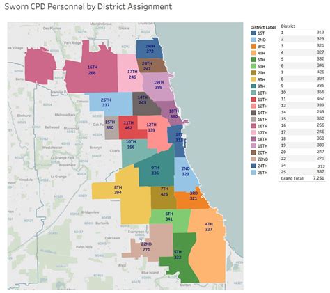 Chicago Police Department District Map
