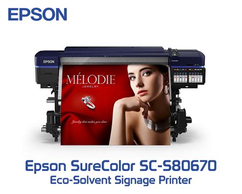 Epson SureColor SC S80670 Eco Solvent Signage Printer PT Mulia Mandiri Supply