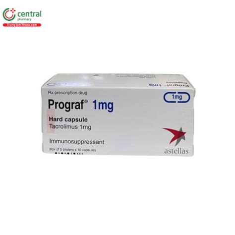 CHÍNH HÃNG Thuốc Prograf 1mg phòng đào thải ghép nội tạng đề kháng