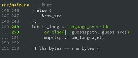 Aaron Lippincott On Linkedin Difftastic A Structural Diff Tool That