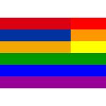 Azerbaijanrainbowflag Free Svg
