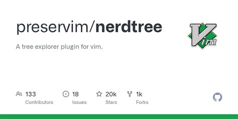 Github Preservimnerdtree A Tree Explorer Plugin For Vim