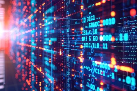 Premium Photo Big Data Visualization And Machine Learning Analysis In