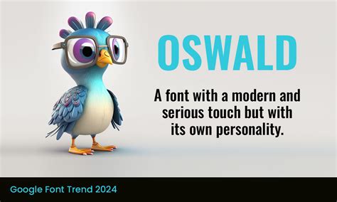 Oswald Font Where Seriousness Meets Style Font And Swatch