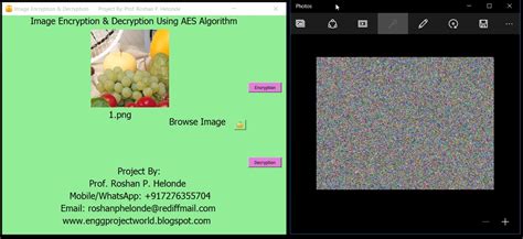 Image Encryption And Decryption Using AES Algorithm Python Project With Source Code IEEE