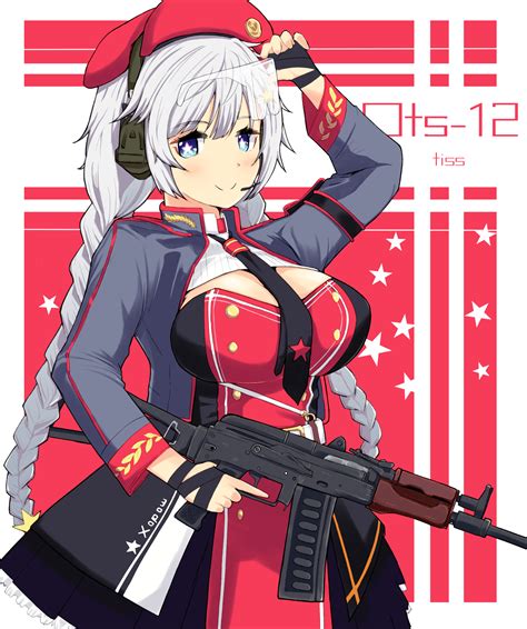 Anime Anime Girls Girls Frontline Ots 12 Girls Frontline Long Hair