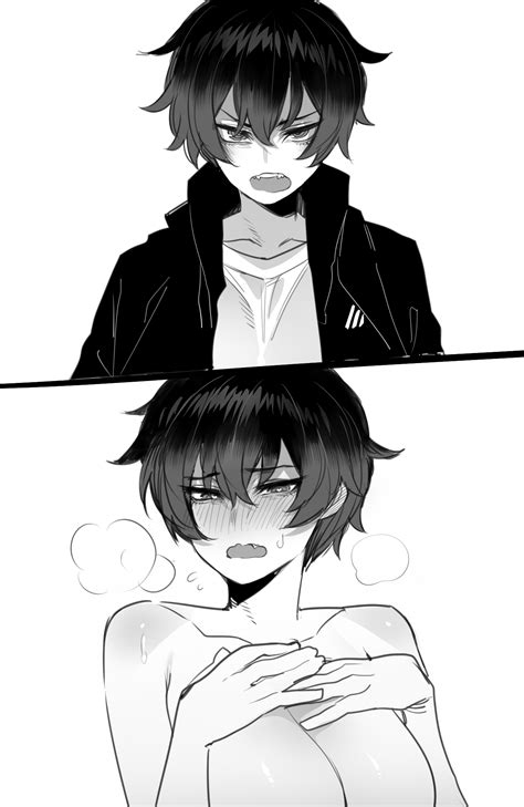 Hands On Own Breasts Danbooru